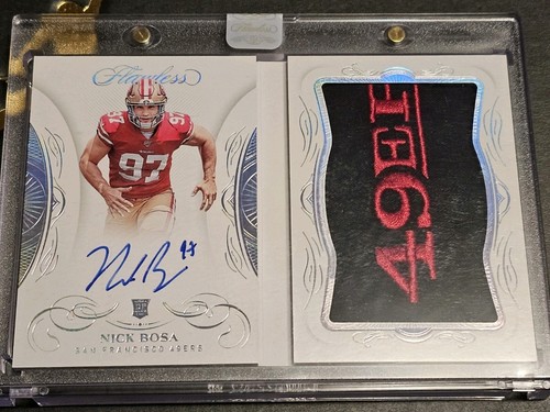 AUTOGRAPH FLAWLESS NICK BOSA 2019 BOOK AUTHENTIC SEALED RC #2/10 | eBay