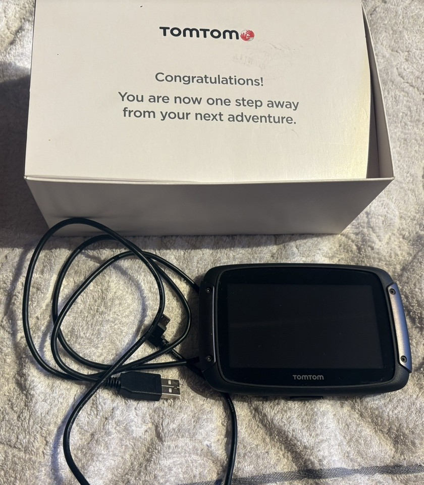 TOMTOM 550 RIDER MOTORCYCLE BIKE SAT NAV GPS LIFETIME WORLD MAPS with Box | eBay UK