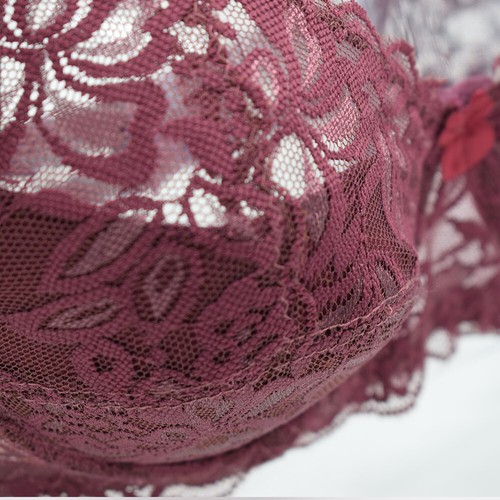 Women Bras Hot Lingerie 30-42A B C D Deep V Lace Push Up Bra Underwire ...