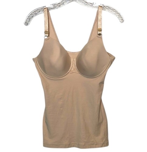 Shapeez Tankee Shapewear Tank Nude Back Smoothing Body Shaper Size ...
