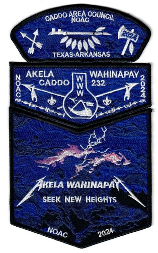 Boy Scout OA 232 Akela Wahinapay Lodge Caddo Area Council 2024 NOAC ...