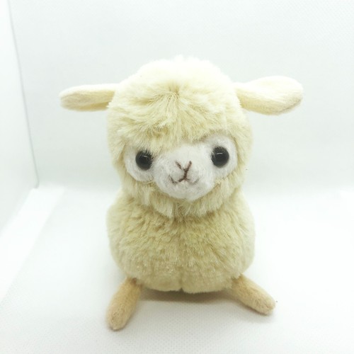 AMUSE Alpacasso Arpakasso Plush Toy 13cm 5" Japan Alpaca Yellow Baby ...
