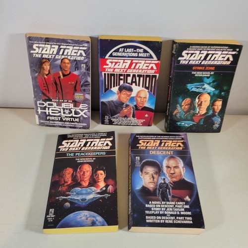 Star Trek The Next Generation Book Lot of 5 Paperbacks Strike Zone ...