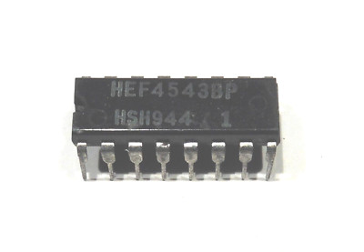 HEF4543BP - Decodeur BCD / 7 segments NOS CD4543 | eBay