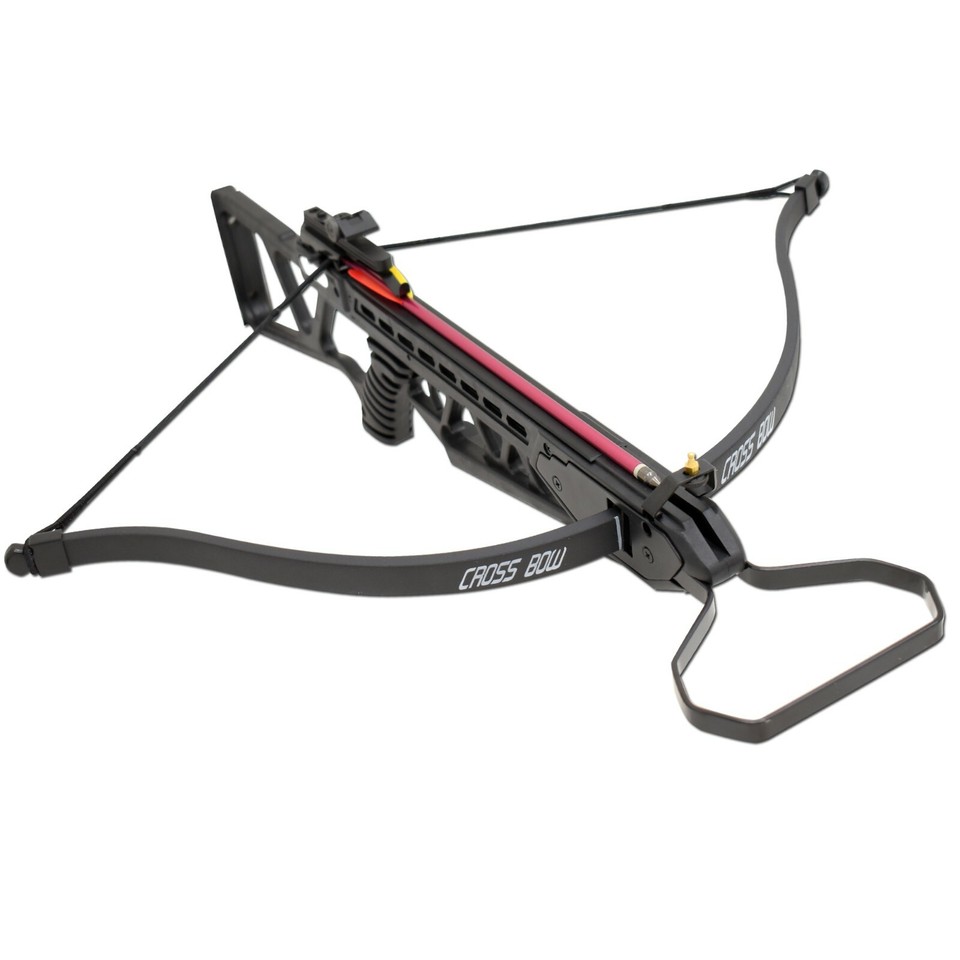 120 lb Black Pistol Crossbow Archery Hunting Gun W/ 2 Arrows/Bolts | eBay