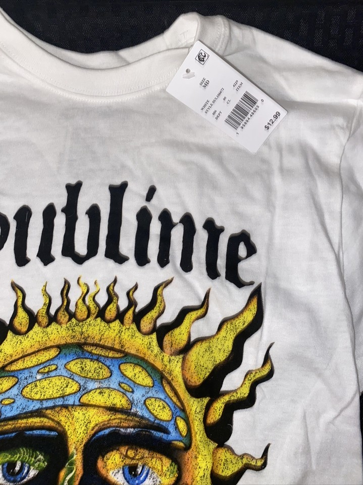 sublime tshirt white short sleeve | eBay