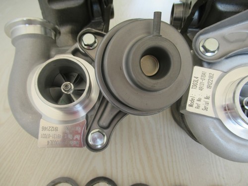 Twin Turbocharger 11657593016 11657593015 BMW 335is 335i 335xi N54 3.0L ...