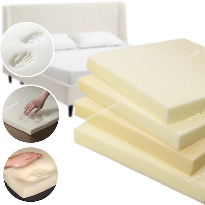 Memory Foam Seat Pad Floor Cushion Sofa Chair Topper Insert Cut to Any ...