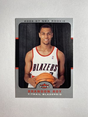 *DAMAGED* 2006-07 Fleer Brandon Roy RC #208 Rookie Portland Trail ...