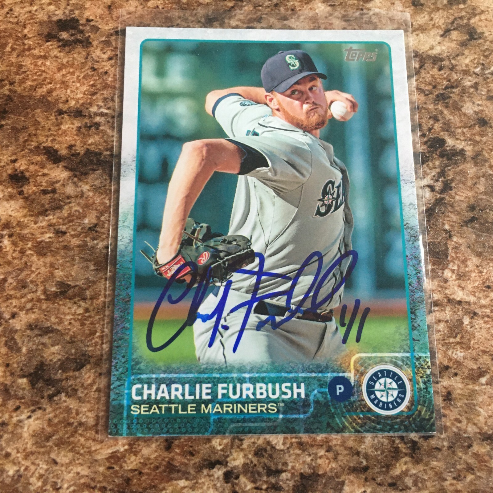 Charlie Furbush 2015 Topps Autograph Seattle Mariners | eBay