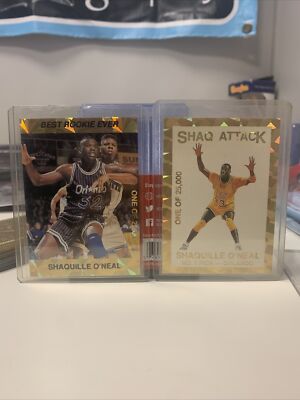 Shaquille O'Neal Shaq Attack Rookie Promo Card #2 of 6 ONE of 25000 AND ...