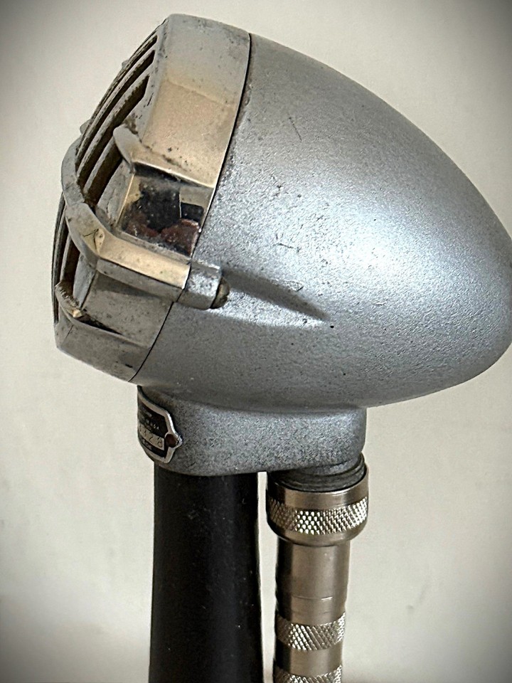 Vintage ASTATIC JT-30 Crystal Microphone, working element, stand ...