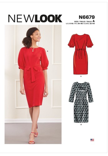 NEW LOOK 6679 MISSES DRESSES Sewing Pattern Sizes 6 - 18 Summer 2 ...