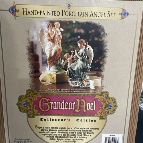 Grandeur Noel Collector Edition Hand Painted Porcelain Angel Set 2002 ...