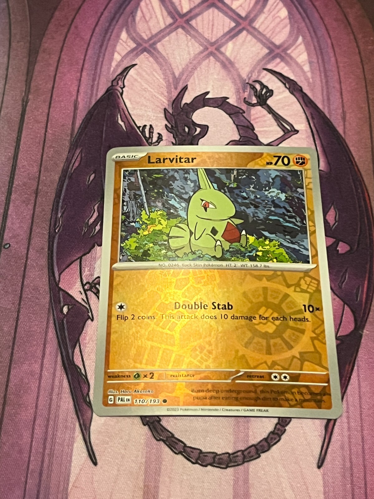 Larvitar - 110/193 Paldea Evolved Pokemon Reverse Holo Foil Nice! | eBay