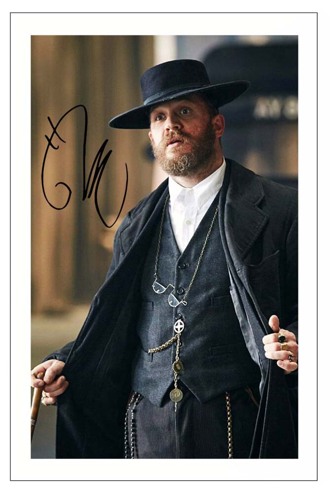 TOM HARDY Signed Autograph PHOTO Signature Fan Gift Print PEAKY ...