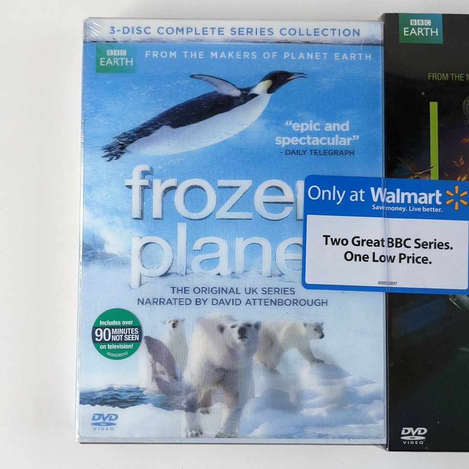 BBC Earth Life Frozen Planet 2 Series Set 7 DVDs Total Attenborough NEW ...