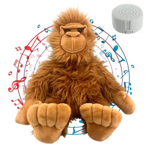 New Stomp the Sasquatch 8 Inch Plush Toy with Recorder - Stuffed Animal ...