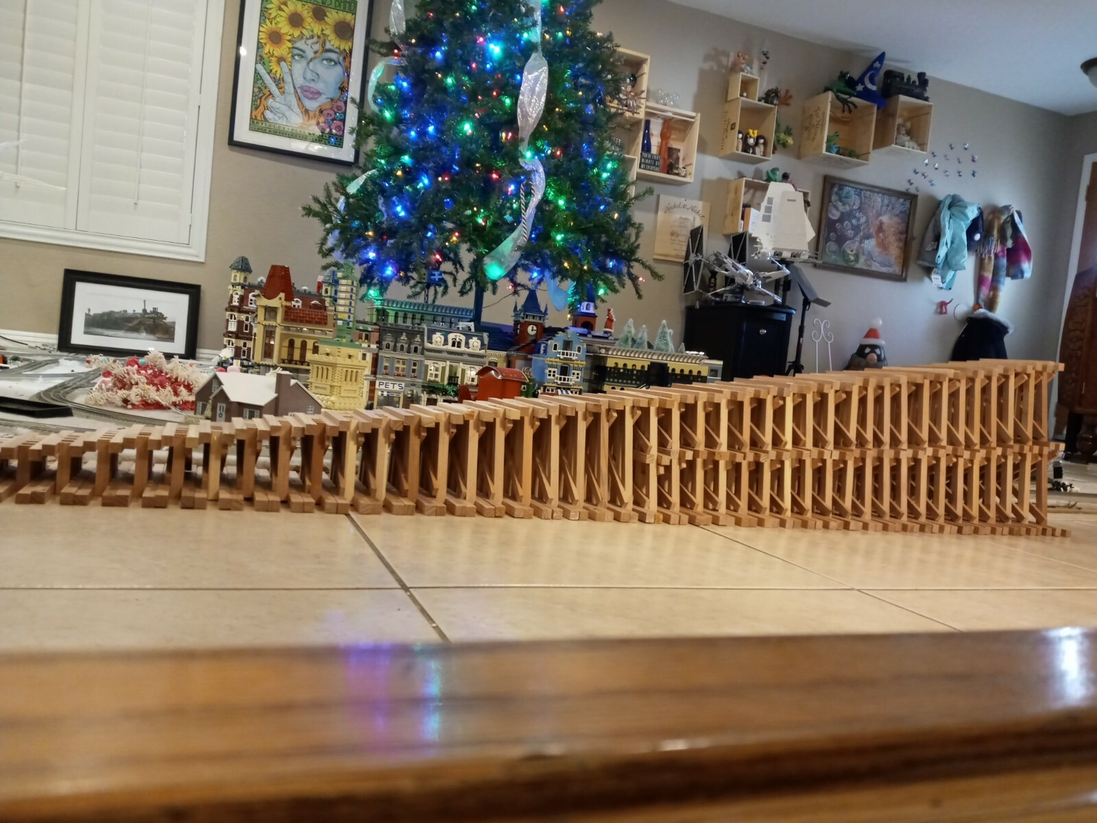 O Scale Model Train Trestle Incline From 0 Up To 5.5" 11.5 Ft Span For ...