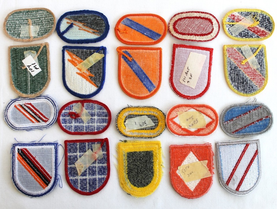 10 Assorted sets US ARMY Flash and Ovals Lot 43 | eBay