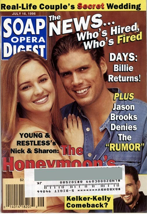 SOAP OPERA DIGEST Mag July 16 1996 Sharon Case Joshua Morrow Robert ...