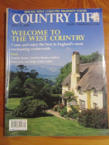 MAGAZINE COUNTRY LIFE JULY 2003 GREAT MUST SEE | eBay