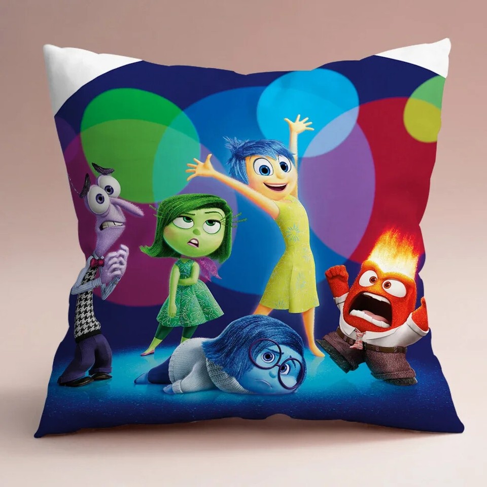 Inside Out 2 Anger Embarrassment Pillowcase Sofa Pillowslip pillow ...