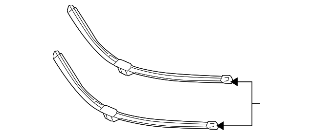 Mercedes-Benz 2048201400 Genuine OEM Wiper Blade for sale online | eBay