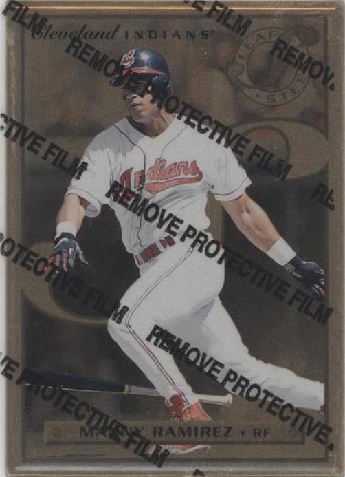1996 Leaf Preferred - Steel Manny Ramirez #77 Gold for sale online | eBay