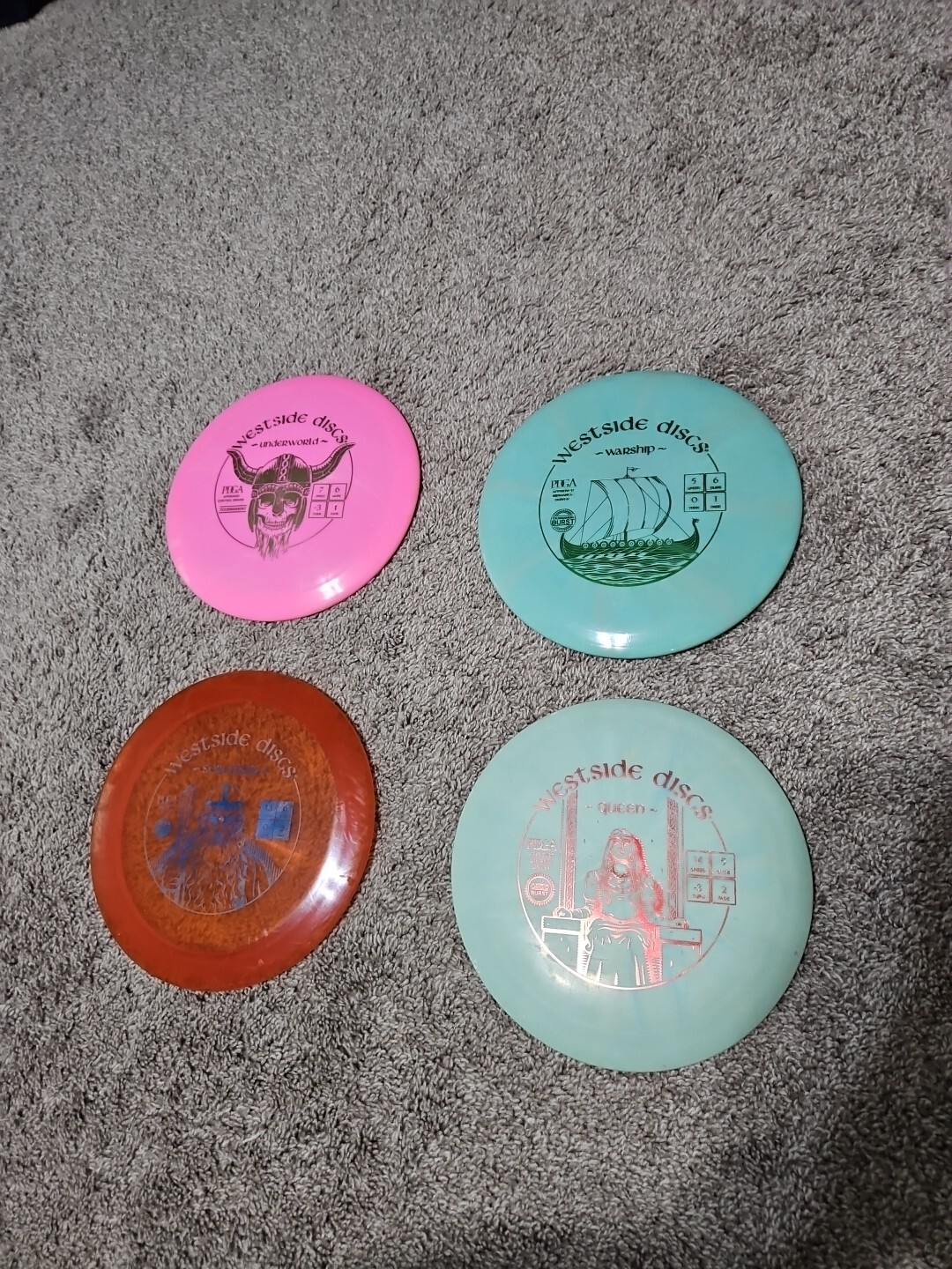 Westside Discs Lot of 4 used disc golf discs - Excellent used cond | eBay