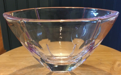 Lenox Gift Of Knowledge Pink Candy Bowl Full Lead Crystal 4" Tall 6.75 ...