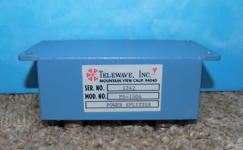 Telewave PS-1504 VHF 4 Way Receiver Power Splitter 148-174MHz | eBay