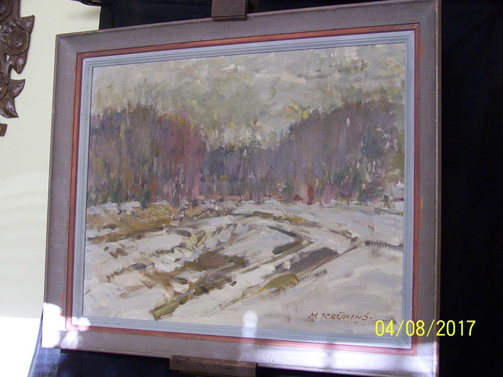 Martins Krumins Major Listed Artist Original Oil/Canvas Impressionist ...