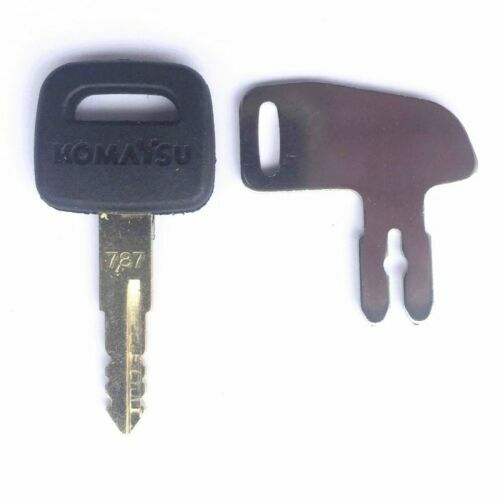 2 Keys For Komatsu Heavy Equipment Key Set 787 Ignition Master ...