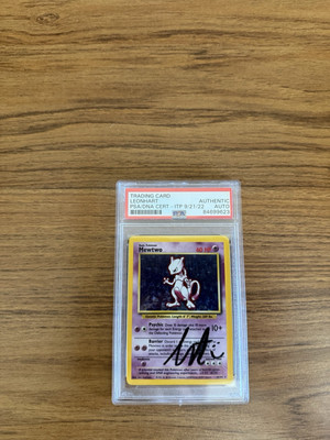 Mewtwo 010/102 Base Set Holo Authentic Signed Card | eBay