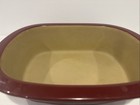 Pampered Chef 3.1Qt 3L Cranberry Deep Covered Baker Roaster Dutch Oven ...