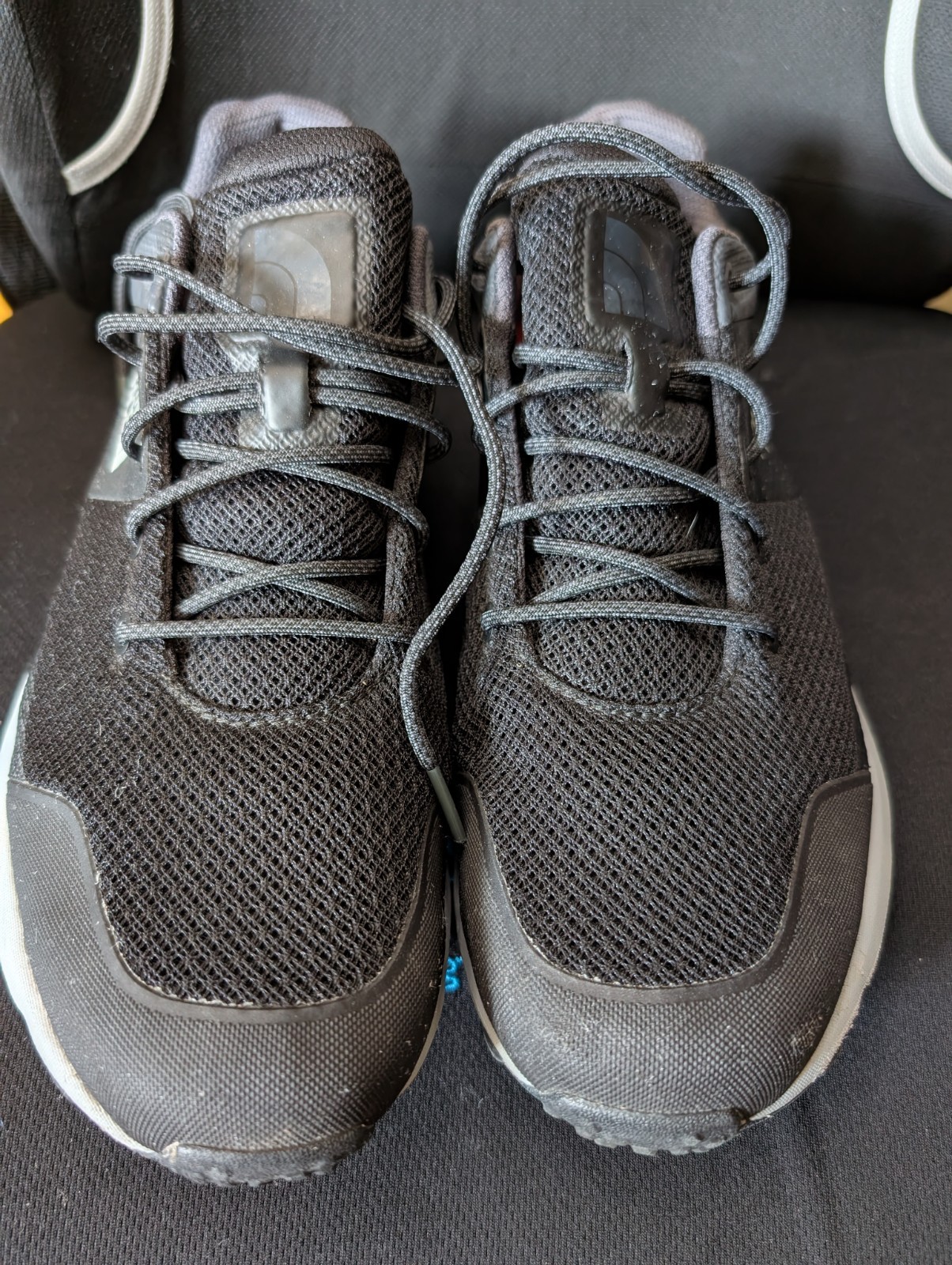 EUC The North Face Vals WP Gray Mesh Waterproof Hydroseal Hiking Shoes ...