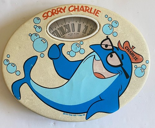 Vintage Star-Kist Tuna “Sorry Charlie” Oval Bathroom Scale 1972 Works ...