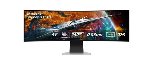 Samsung 49" Odyssey OLED G9 (G95SC) DQHD 240Hz Curved Gaming Monitor ...