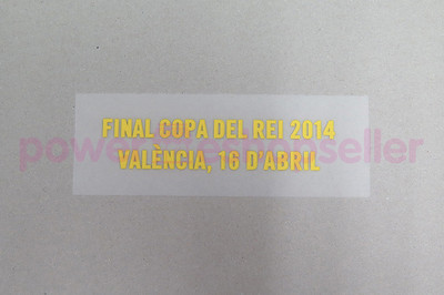Barcelona Copa Del Rey 2014 Match detail Badge/Patch | eBay UK