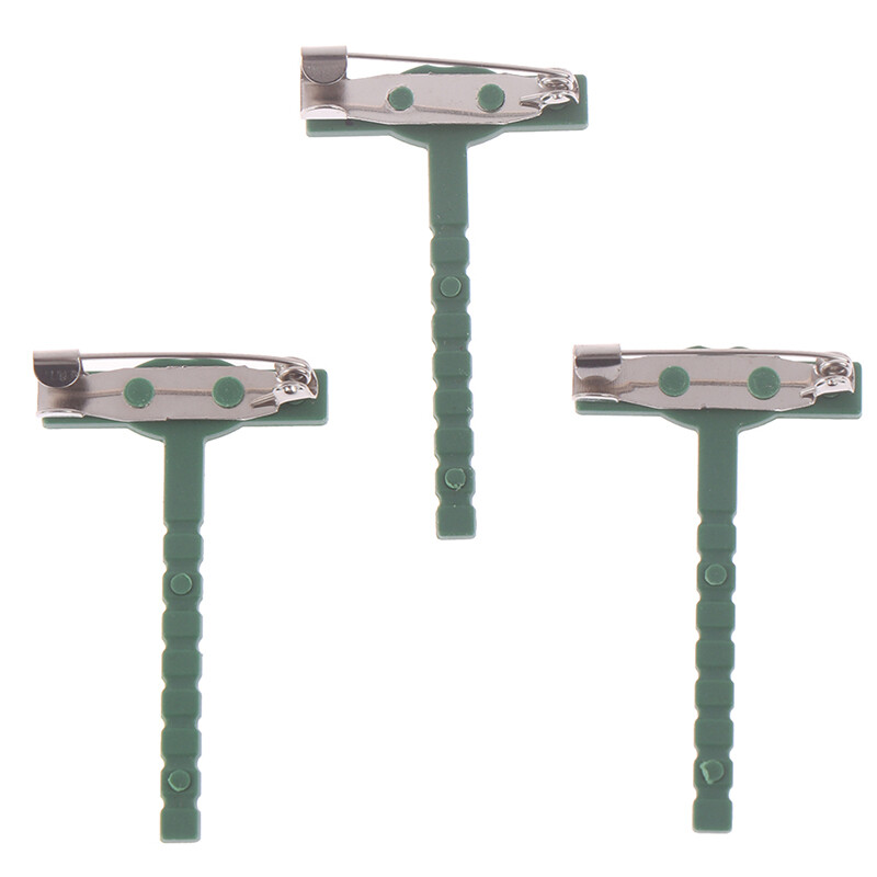 20pcs Plastic Metal Brooches Unisex Shirt Collar Pins Fake Flower ...