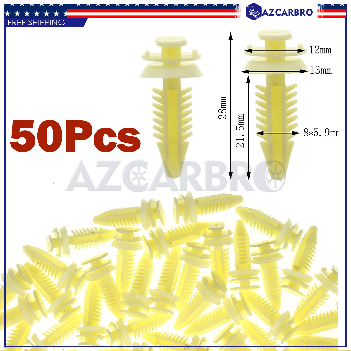 50pcs Door Trim Panel Clips For 1999 GMC Sierra 1500 GM Trucks 1988-On ...