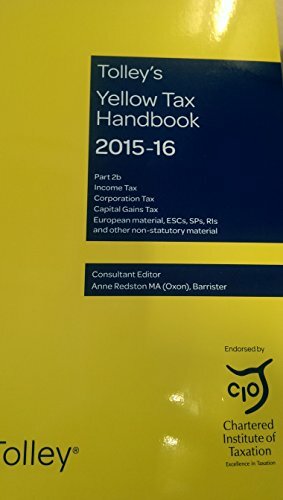 Tolley's Yellow Tax Handbook 2015-16 Paperback (Part 2b) 9781474302999 ...