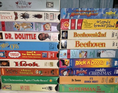 Kids & Family Mixed VHS Lot Of 19 - Cartoon Christmas Classics ...