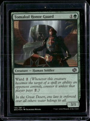 Tomakul Honor Guard - 195 - Foil - BRO - NM - MTG Magic the Gathering ...