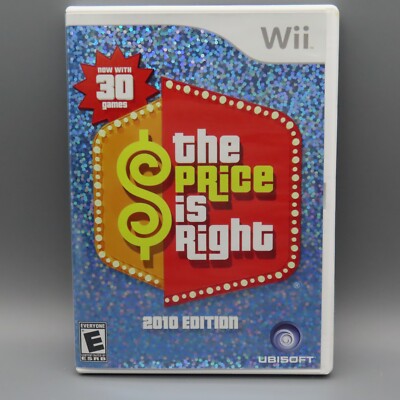 The Price is Right Nintendo Wii 2009 Complete with Manual CIB Tested ...