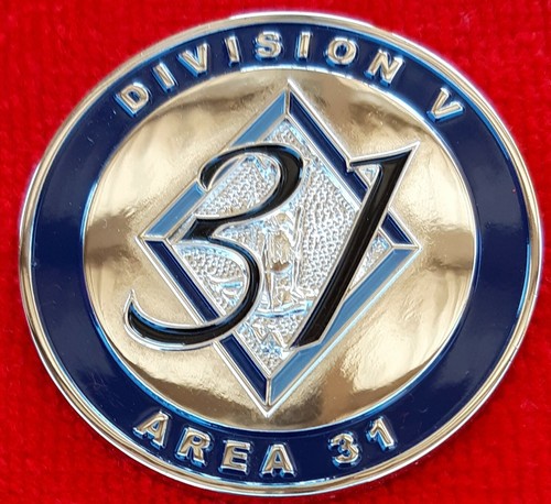 VIRGINIA STATE POLICE DIVISION V AREA 31 CHALLENGE COIN (POLICE FBI CHP ...