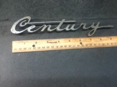 Vintage Auto Emblem Badge 1950's Buick Century Original Part # 1171265 ...