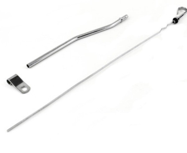 OIL DIPSTICK WITH TUBE & ADJUSTABLE BRACKET SMALL BLOCK 20 1/4 | eBay