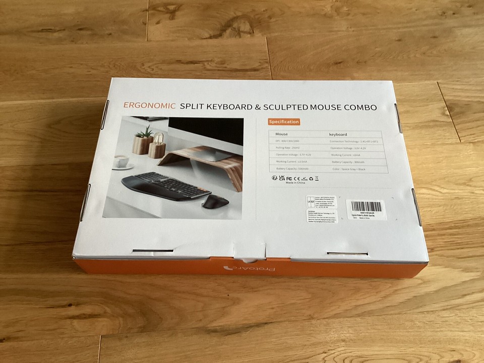 Brand New ProtoArc EKM01 Ergonomic Wireless Keyboard and Mouse | eBay.de